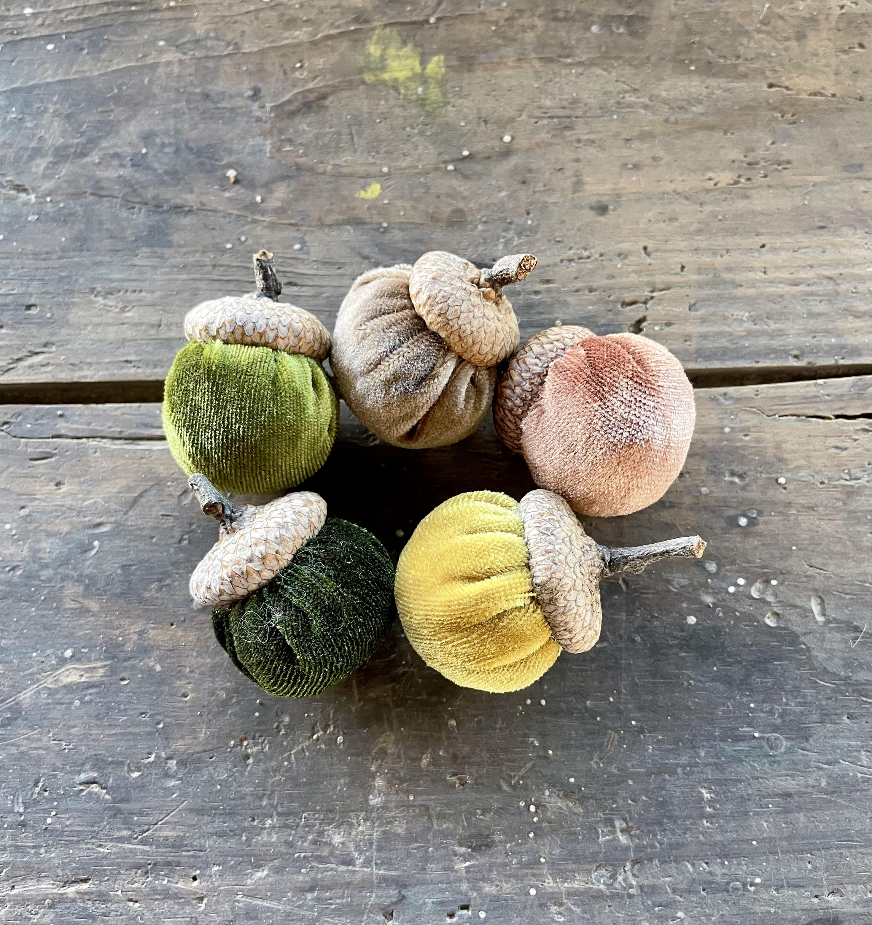 Autumn Velvet Acorns – Mishi Lifestyle